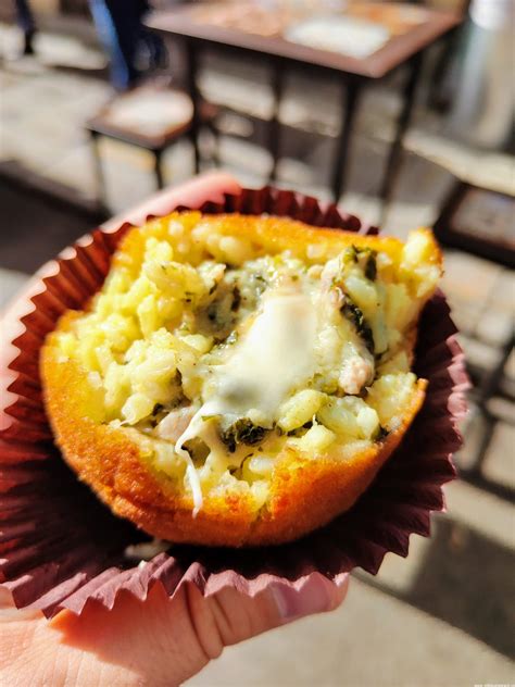Arancini Stuffed Rice Balls Food On The Move