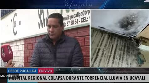 Hospital Regional De Pucallpa Se Inunda Por Torrenciales Lluvias Infobae