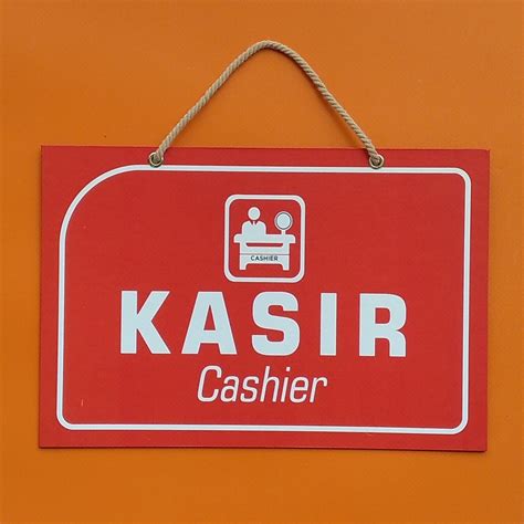 Jual Hard Poster Poster Gantung Poster Kasir Poster Cashier Tulisan Kasir Tulisan
