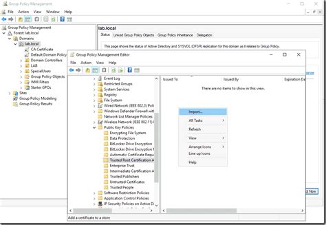 Use Openssl Based Software Xca As Offline Root Certificate Authority For Ad Certificate Services