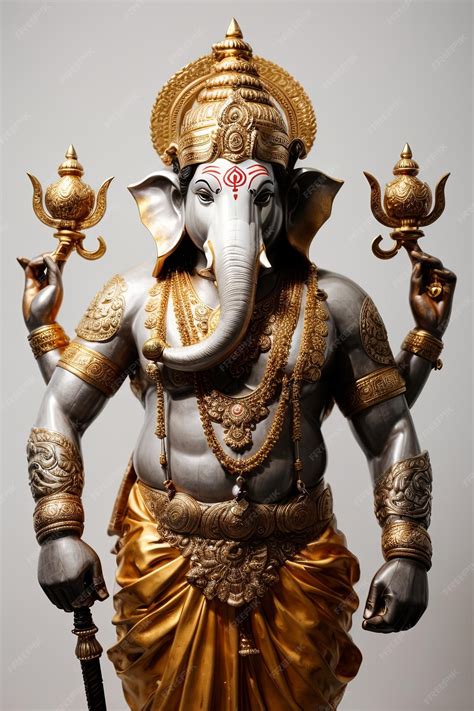 Premium Ai Image Ganesha Lord Ganesha Hindu Deity Elephant God