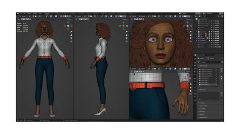 Ana Assistente Virtual 3d On Behance