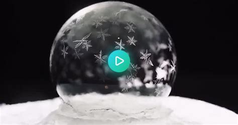 Soap Bubbles Freezing Reveal Beautiful Crystal Structures Album On Imgur