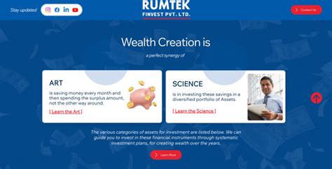 Rumtek Wealth Creation Through Strategic Investments In Equity Bonds And Mutual Funds