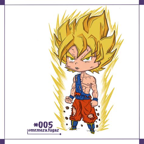 Chibi 005 Goku Ssj By Mrmezaart On Deviantart