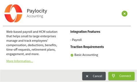 How Do I Connect Paylocity Payroll To My Traction Business Account