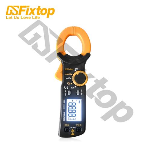 Clamp Meter Multimeter 4000 Counts Gsfixtop