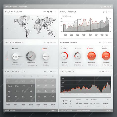 Premium Ai Image Web Dashboard Business Intelligence Data Visualization Kpi Tracking And Tr