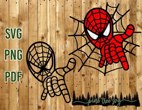 Spiderman Svg Png Pdf Instant Download Etsy