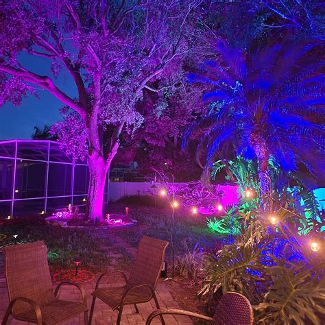 Led Flood Lighting Backyard Ideas Types Of Outdoor Landscape Lighting