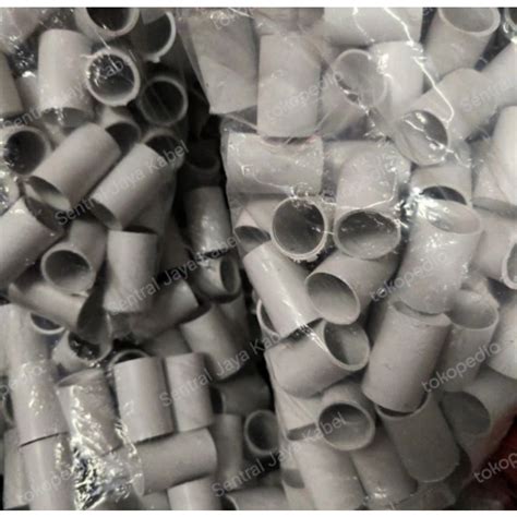 Jual Sok Sock Shock Socket Sambungan Pipa Listrik Conduit 20mm Putih Isi 100pcs Shopee Indonesia