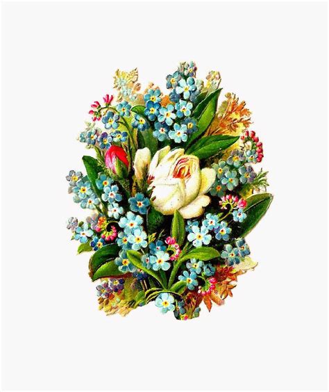 Wildflower Bouquet Drawing Free Download On Clipartmag