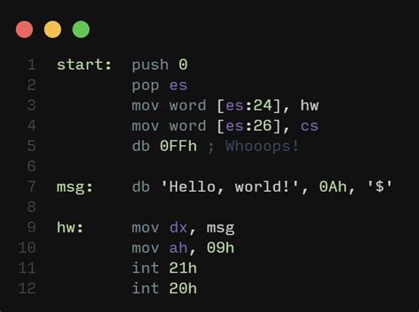 Using Sigill To Print Hello World Rprogramminghorror