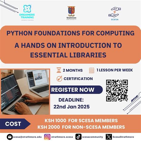🐍💻 Join Us For Python Foundations For Computing A Hands On