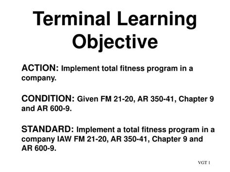 Ppt Terminal Learning Objective Powerpoint Presentation Free Download Id 298214