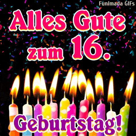 Sweet Sixteen Herzlichen Glückwunsch Zum 16 Wiegenfest