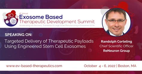 Reneuron Group Plc On Linkedin New Positive Exosomes Data Was