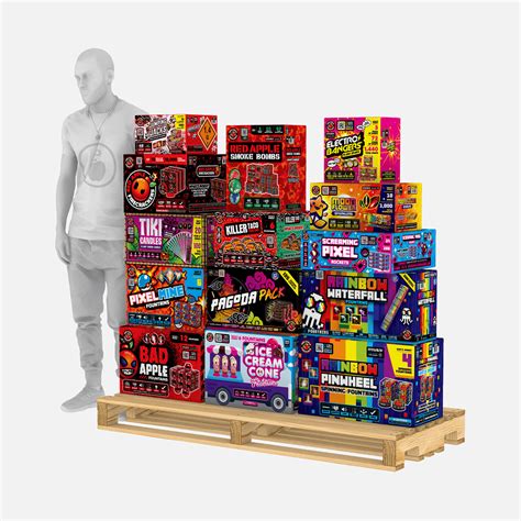 Pallet Of Fireworks Broad Selection Of Party Pallet™ Samplers®