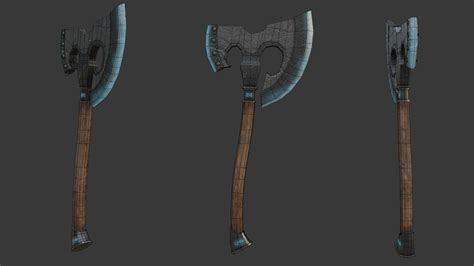 Fantasy Weapon Pack Big Sword War Hammer Double Headed Axe
