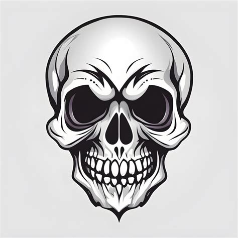 Premium Ai Image Graphic Of A Cute Skull