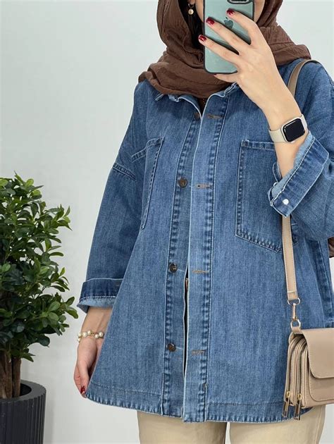 راهنمای جامع خرید کت جین زنانه