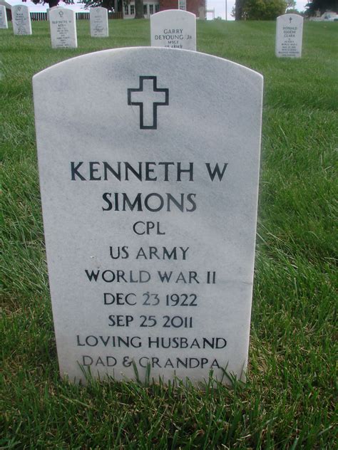 Kenneth Wilson Simons 1922 2011 Find A Grave Memorial