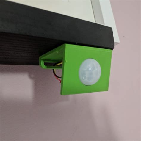 3d Printable Pir Sensor Faceplate Bracket For Pir Sensor With Wire