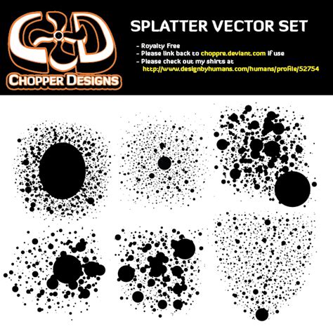 Brush Splatter Vector