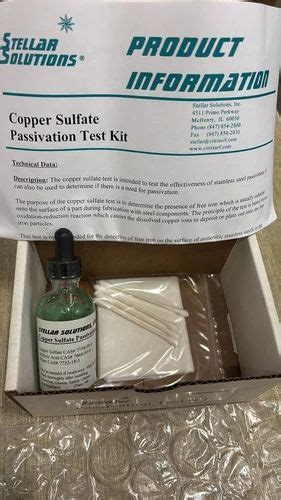 Copper Sulfate Passivation Test Kit At ₹ 6100 Litre Passivation Chemicals In Mumbai Id