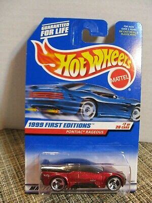 Hot Wheels 1999 First Editions Car 7 Of 26 Cars Pontiac Rageous 675