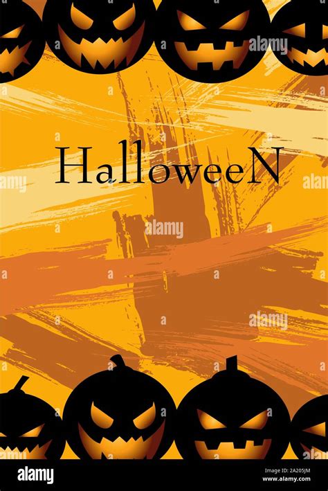 Halloween Background Vector Illustration Stock Vector Image And Art Alamy