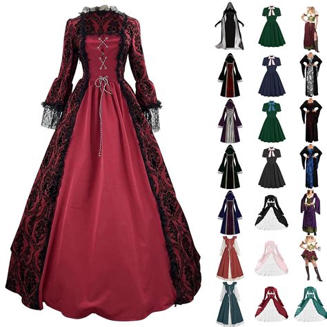 Biztdjrk Halloween Costume For Women Medieval Princess Dress