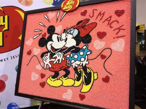 Art Made Out Of Jelly Beans Belly Art Minnie Jelly Beans