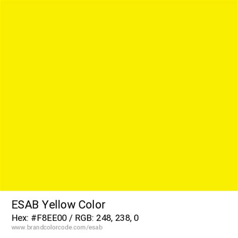 Esab Brand Color Codes