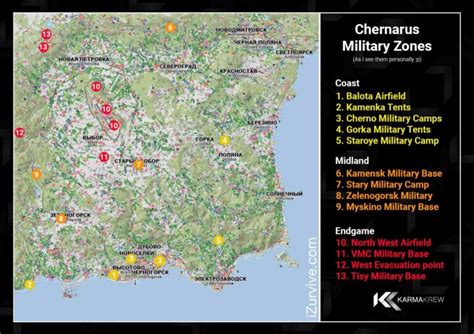 Chernarus Guía Definitiva Del Mapa De Dayz Citygame