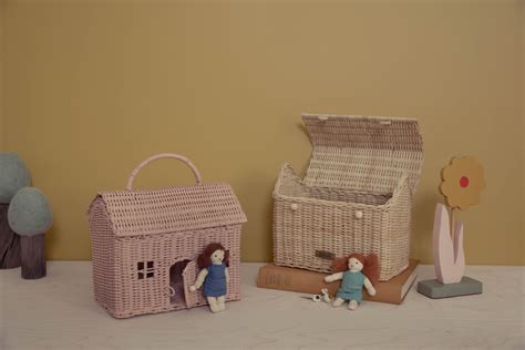 Olli Ella Rattan House Casa Clutch In Straw Noah And Maeve