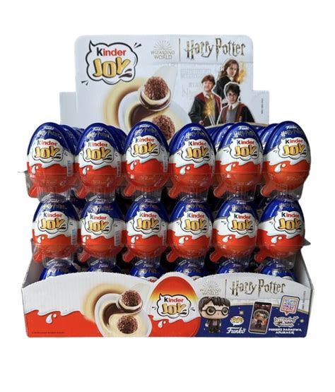 Яйце Kinder Joy Funko Pop Harry Potter 20г 6 шт лоток купити в