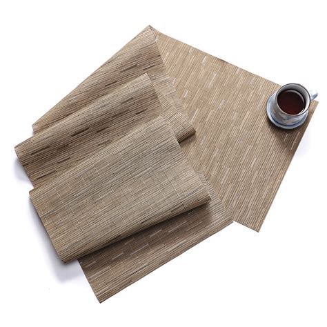 Table Runner Texture Weave Doily Heat Insulation Pvc Wedding Party Dining Table Runner Classic