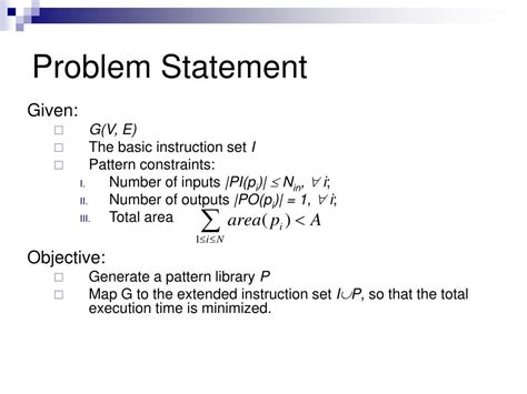 Ppt Application Specific Instruction Generation For Configurable Processor Architectures