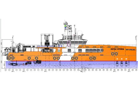 Embarcação Offshore Vitória Suporte Submarino Sistac