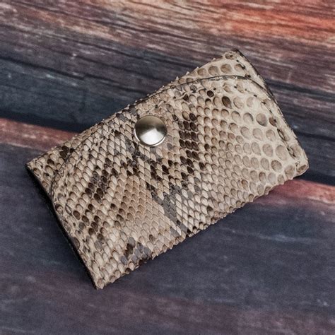 Python Skin Leather Key Holder Yoder Leather Company