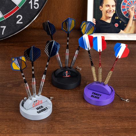 Personalized 3d Printed Logo Portable Pocket Dart Holder With Text And