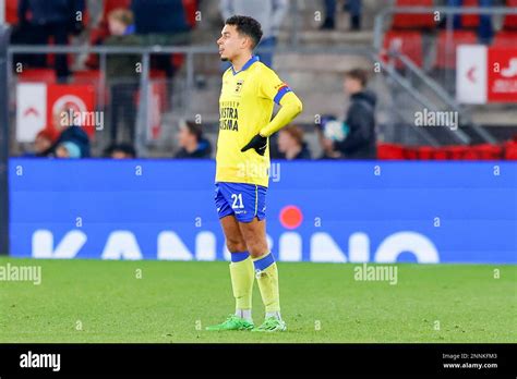 25 02 2023 Sport Az V Cambuur Alkmaar Netherlands February 25 Daniel Van Kaam Sc Cambuur