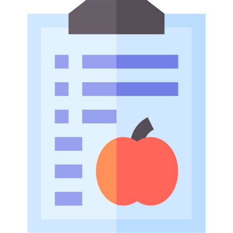 Diet Basic Straight Flat Icon