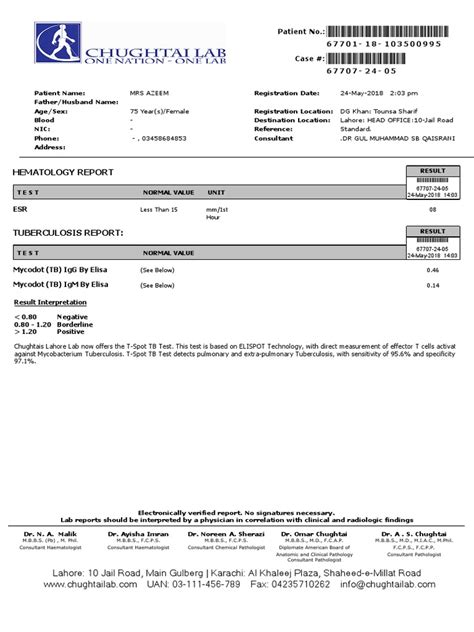 Report Viewer Pdf Pathology Tuberculosis