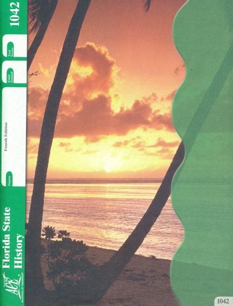 Florida State History Pace 1042 Grade 4 4th Edition Christian