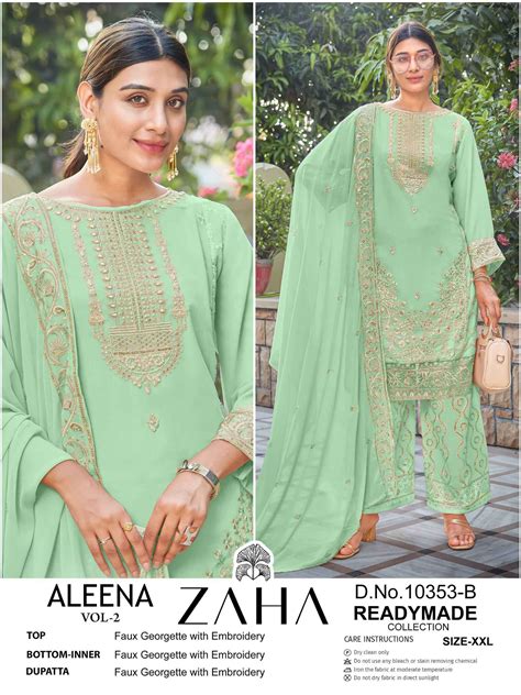 Zaha Aleena Vol 2 10353 Colours Designer Readymade Pakistani Suits