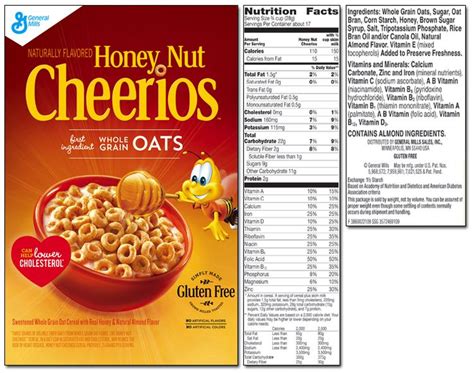 Honey Nut Cheerios Nutrition Information Nutrition Information