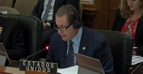 Nuevo Embajador De Eeuu En La Oea Menciona A Cuba En Su Primer Discurso