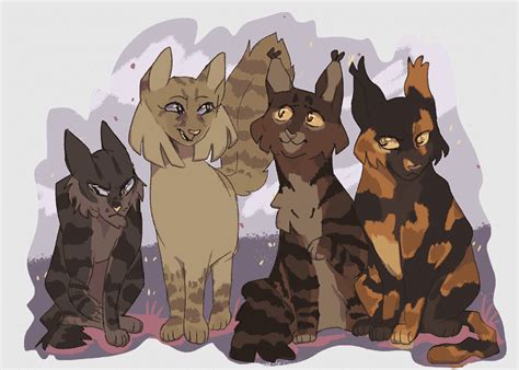 Warrior Cats Squirrelflight And Brambleclaw Fighting